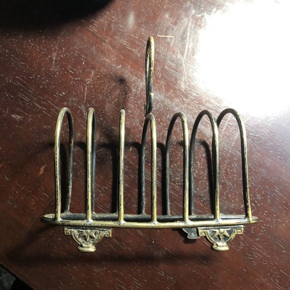 Kitchen | Sold Antique English Silverplate 5 Toast Rack Holder Made In ...